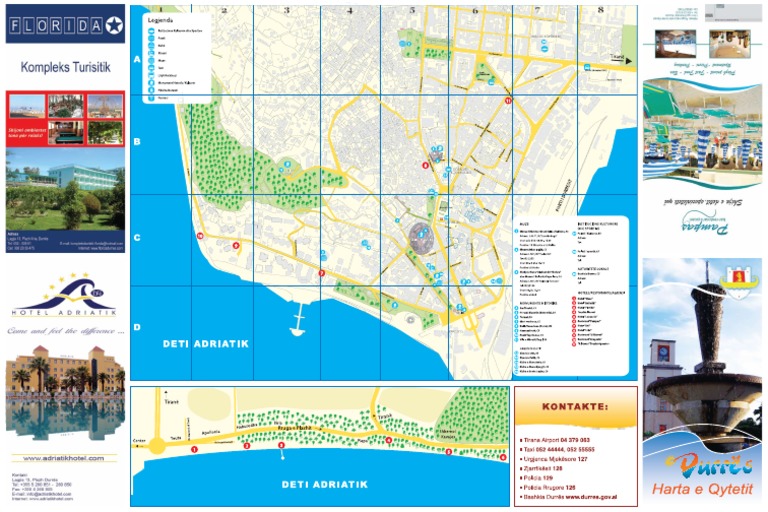 Durres City Map | PDF