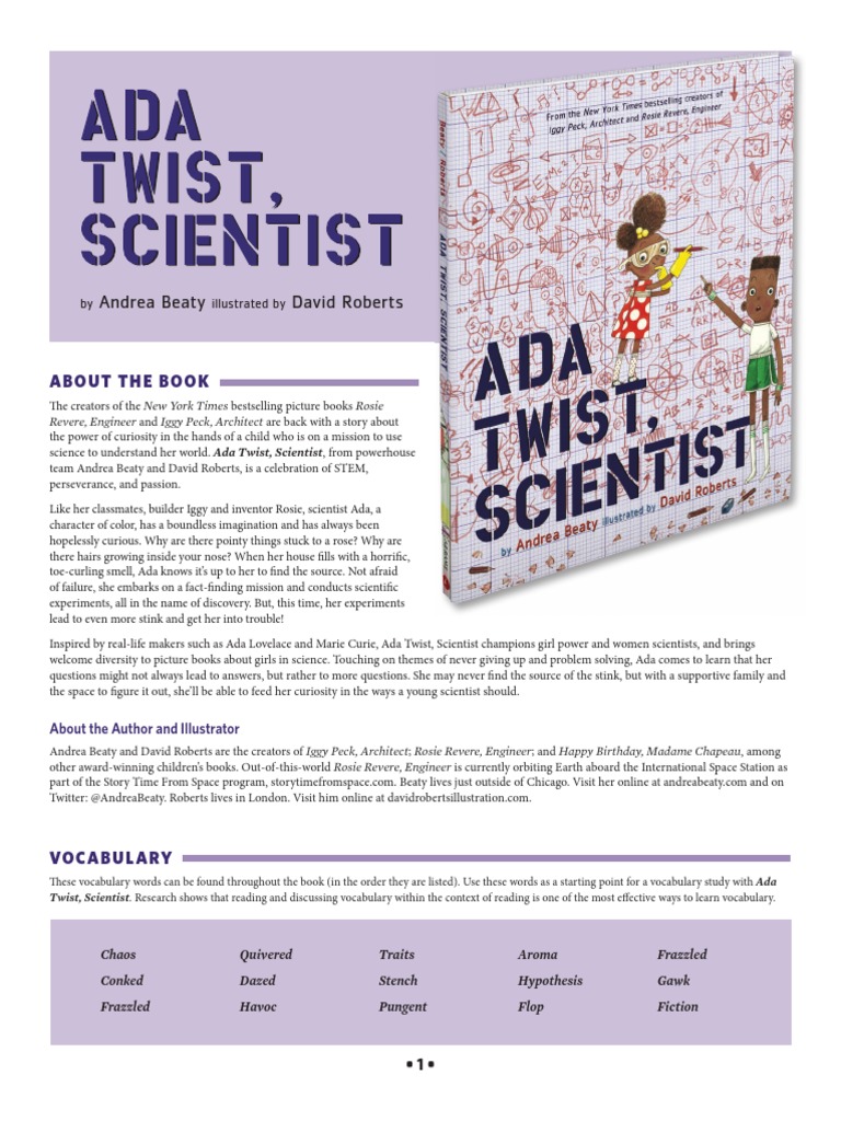 ADA TWIST SCIENTIST Teaching Guide PDF | PDF | Planets | Odor