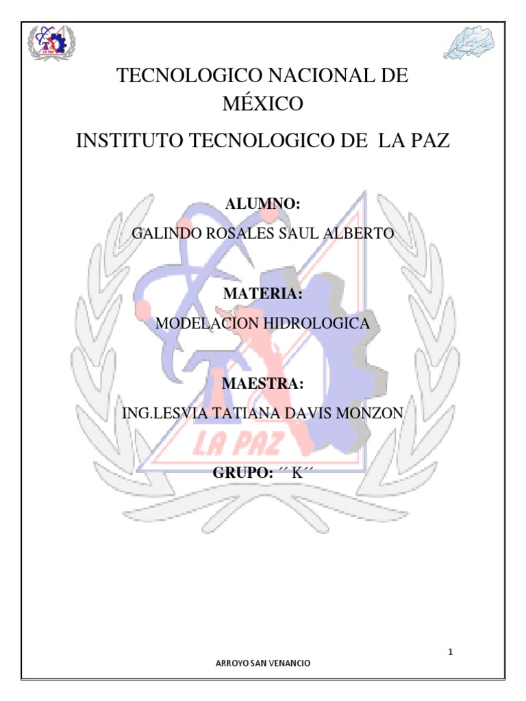 Proyecto de Modelacion Hidrologica (Arroyo San Venancio) | PDF ...