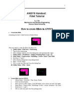 AutoCAD Fillet Command Guide | PDF | Tangent | Geometry