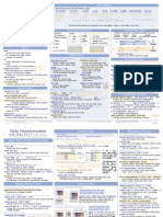 Stata Commands Cheat Sheet | PDF