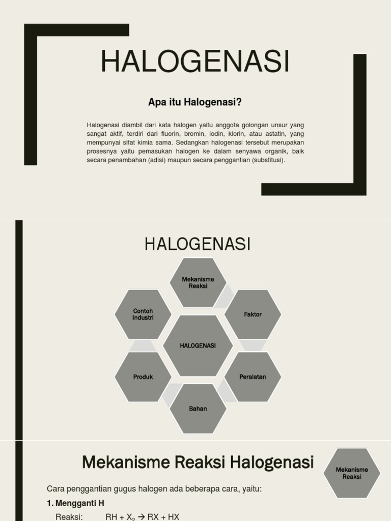 Halogenasi | PDF