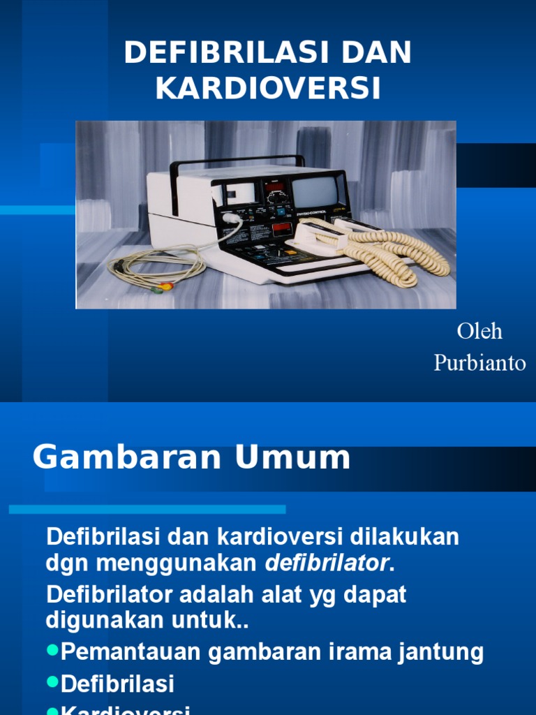 Defibrilasi Dan Kardioversi | PDF