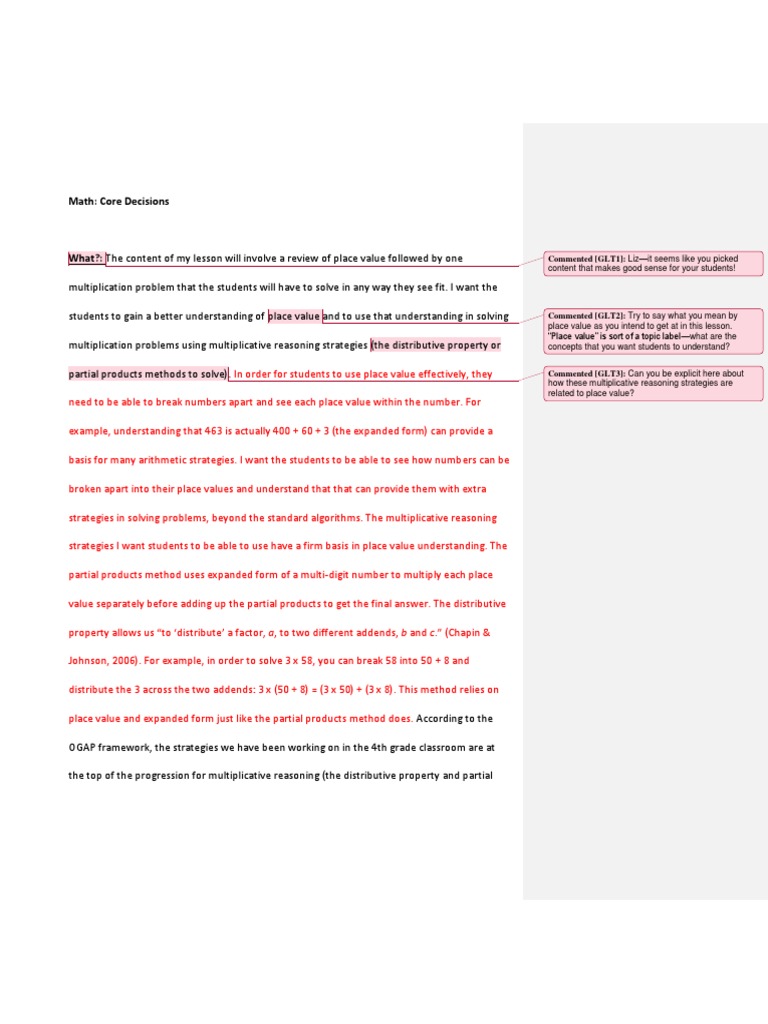 Liz Math Narrative | PDF | Inquiry Based Learning | Multiplication