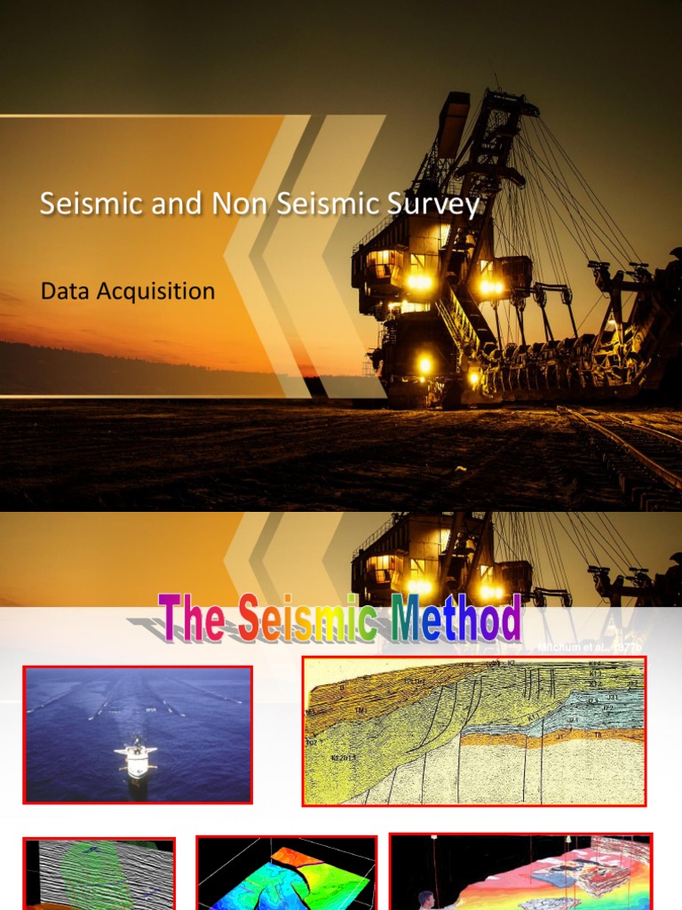 Seismic & Non Seismic Survey-Rev01 | PDF | Reflection Seismology ...