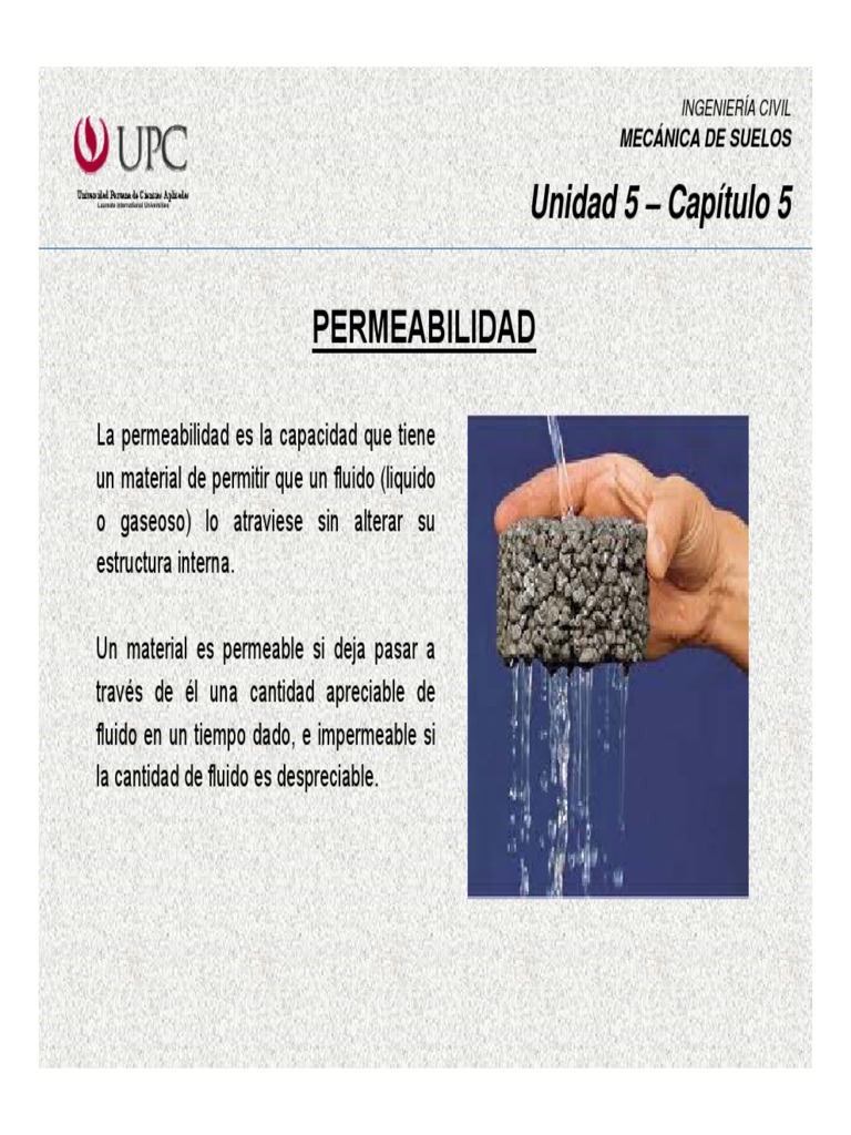 5.5 Permeabilidad (MSD) | PDF | Permeabilidad (Ciencias de la Tierra ...