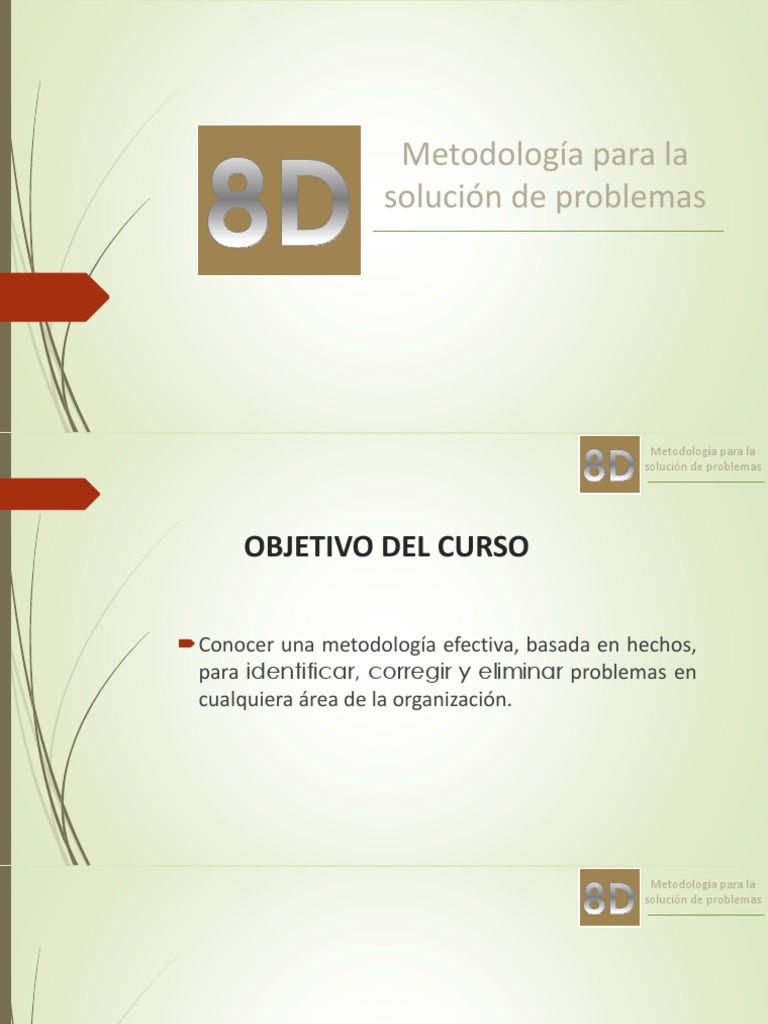 8D Ocho Disciplinas | PDF | Metodología | Compania de motores ford