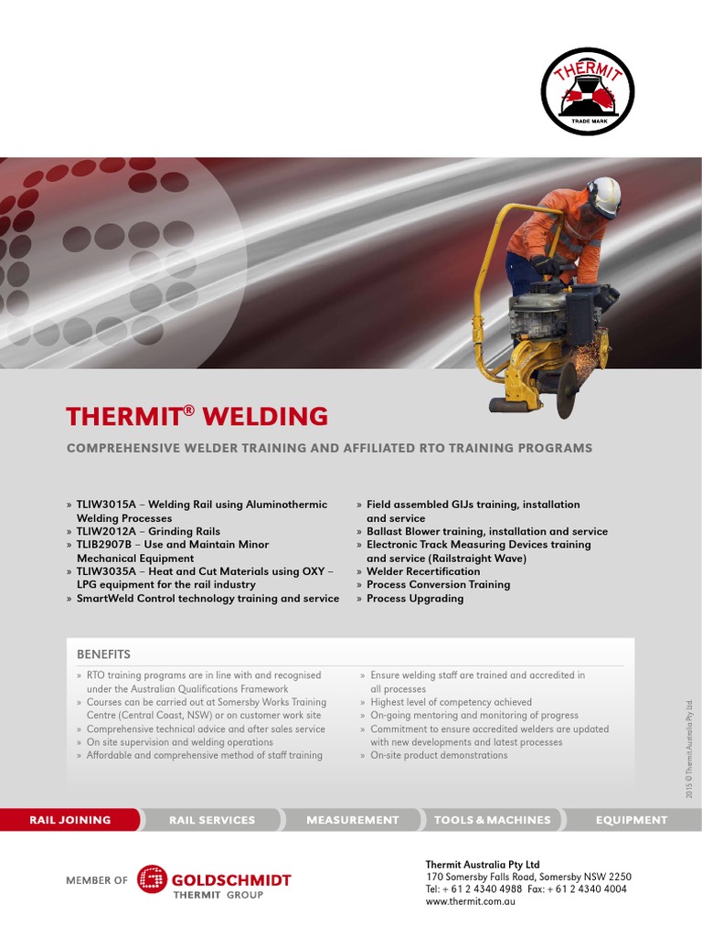 Thermit Brochure HI RES Welding | PDF