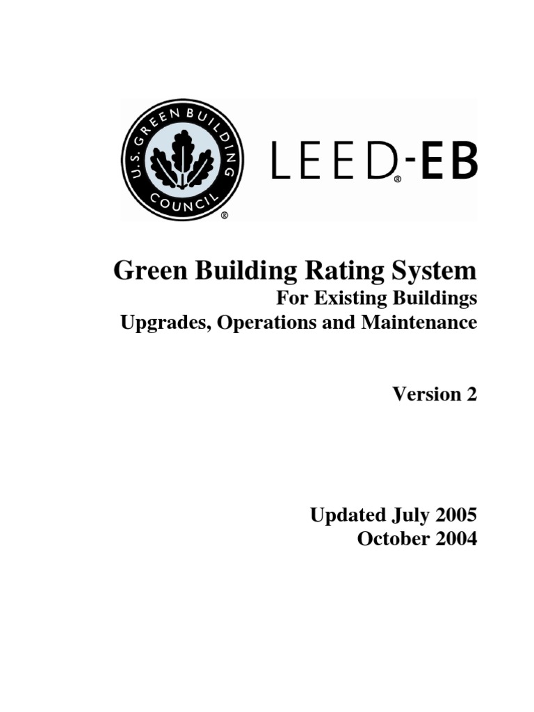 LEED Existing Buildings | PDF