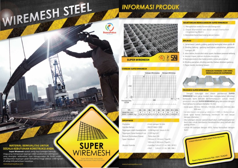 Brosur Besi Wiremesh | PDF