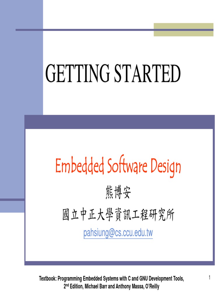 ESD 06 GettingStarted PDF | PDF | Embedded System | Library (Computing)