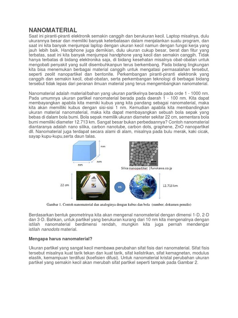 Pengenalan Nanomaterial dan Aplikasinya | PDF | Teknologi & Rekayasa