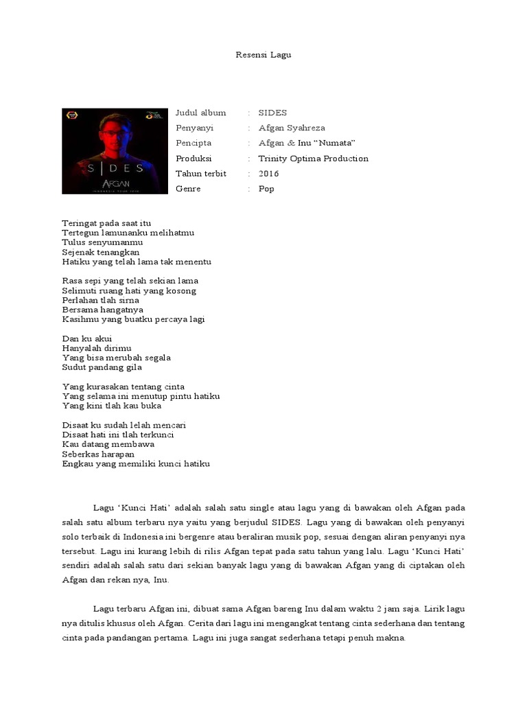 Resensi Lagu
