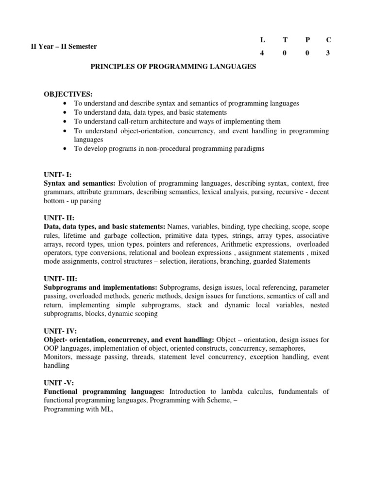 PPL - R16 | PDF | Scope (Computer Science) | Programming Language