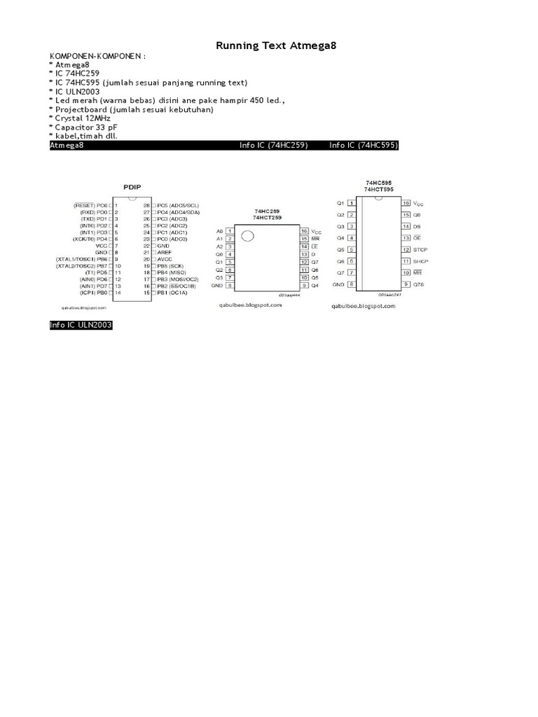 Running Text Arduino | PDF