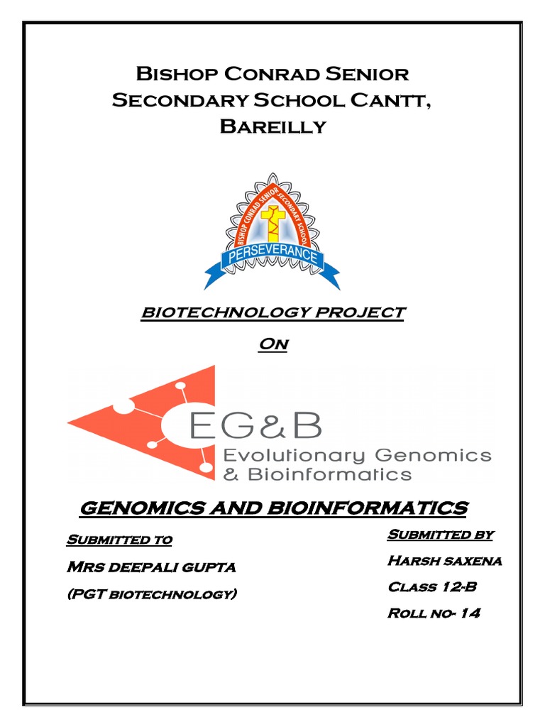 Genomics and Bioinformatics Project | PDF | Blast | Dna Sequencing