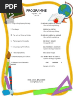 Oath Taking and Turn Over Ceremonies Program | PDF | Elections