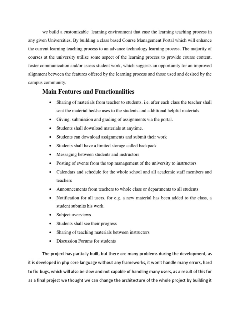 Main Features and Functionalities | PDF | Spring Framework | Learning