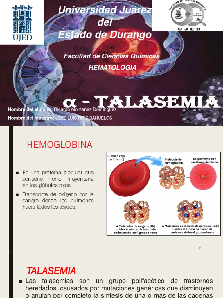 Alfa Talasemias Ricardo | PDF | Medicina | Biología