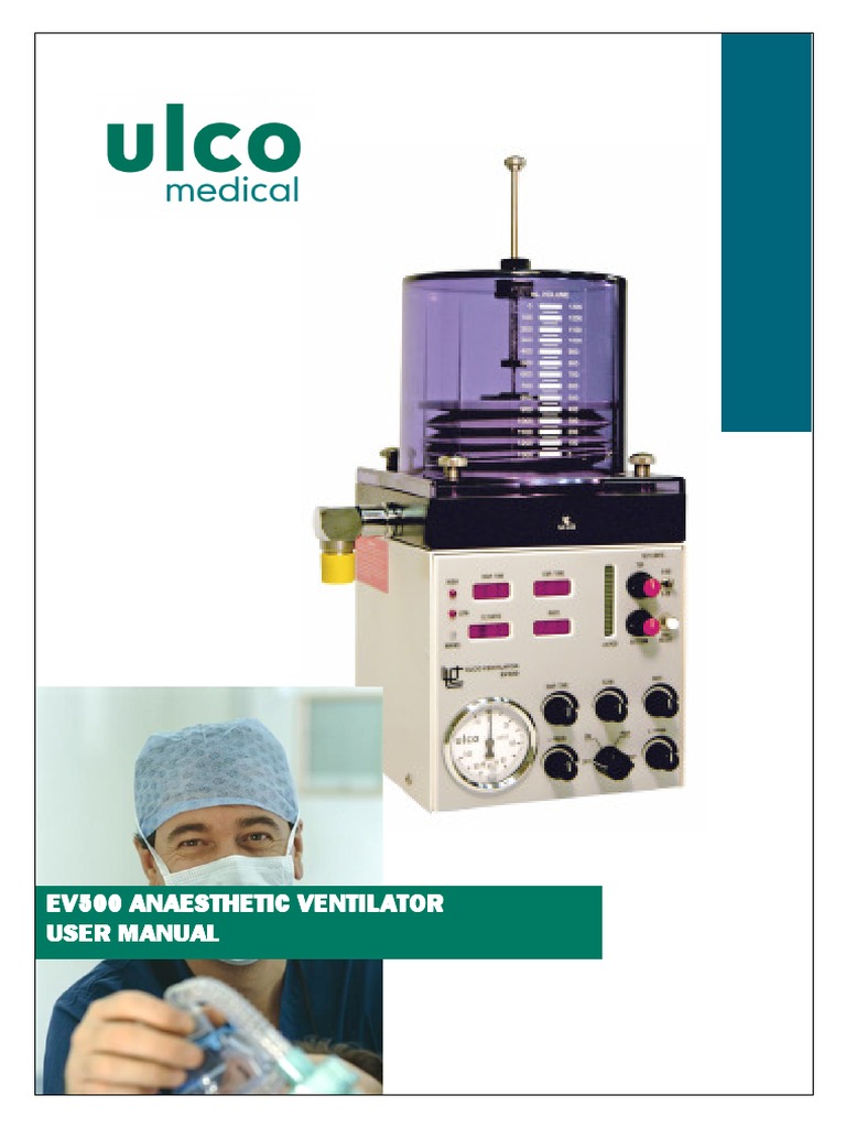 Ulco EV-500 Manual | Sterilization (Microbiology) | Breathing