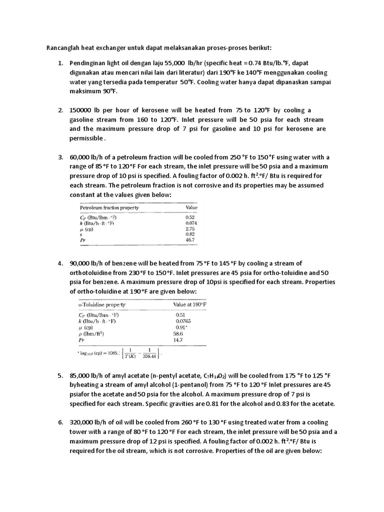 Heat Exchanger Design Guide | PDF | Petroleum | Kerosene