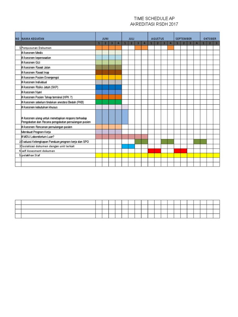 Time Schedule AP | PDF