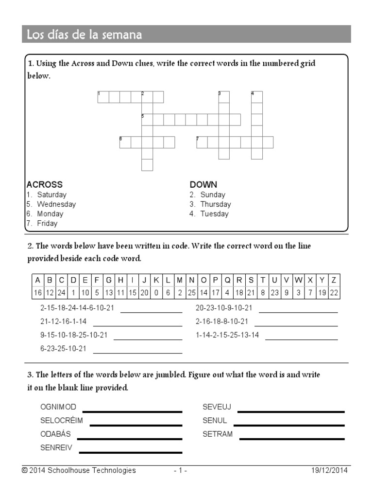 Los días de la semana.pdf