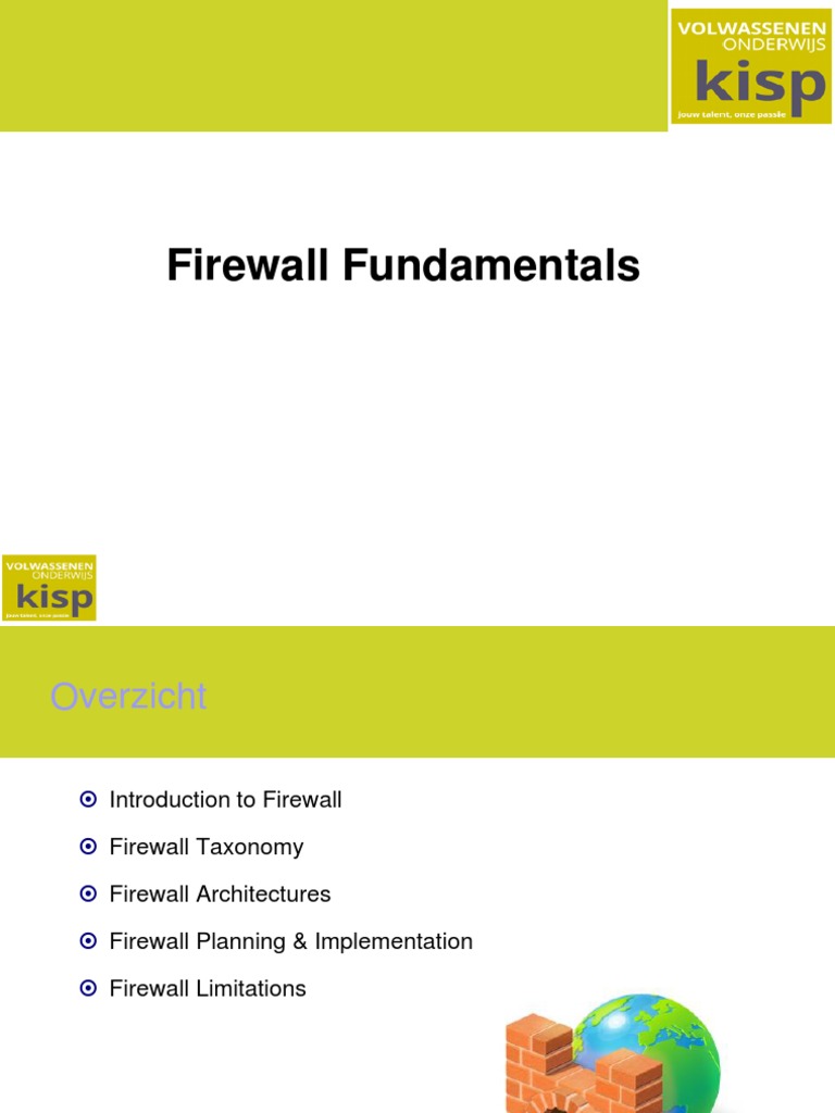 Firewall Fundamentals | PDF | Firewall (Computing) | Computer Network