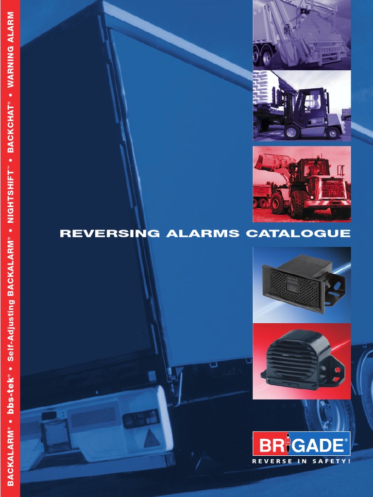 Reversing Alarms Catalogue | PDF | Loudspeaker | Traffic Collision
