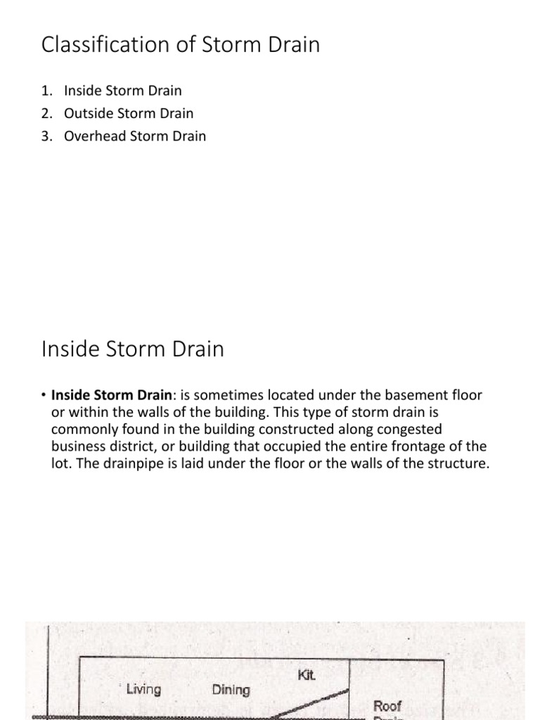 Classification of Storm Drain | PDF