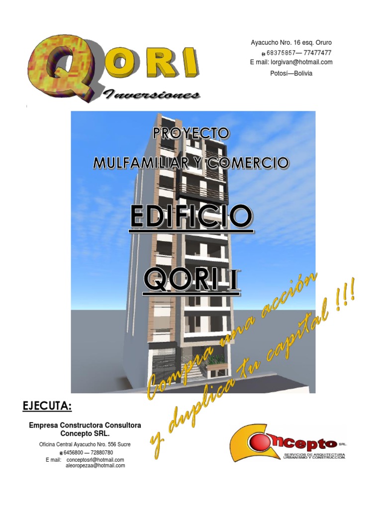 Brochure Qori 1 | PDF | Sectores Economicos | Medios de arte