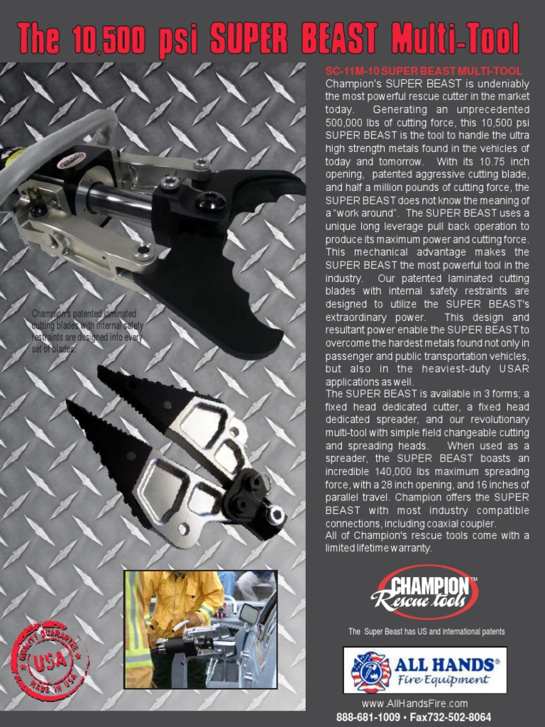 Champion Rescue SuperBeast | PDF | Manufactured Goods