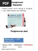 Tabel Dosis Pemberian Vascon | PDF