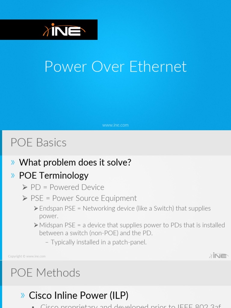 15 Poe | PDF | Telecommunications Infrastructure | Manufactured Goods