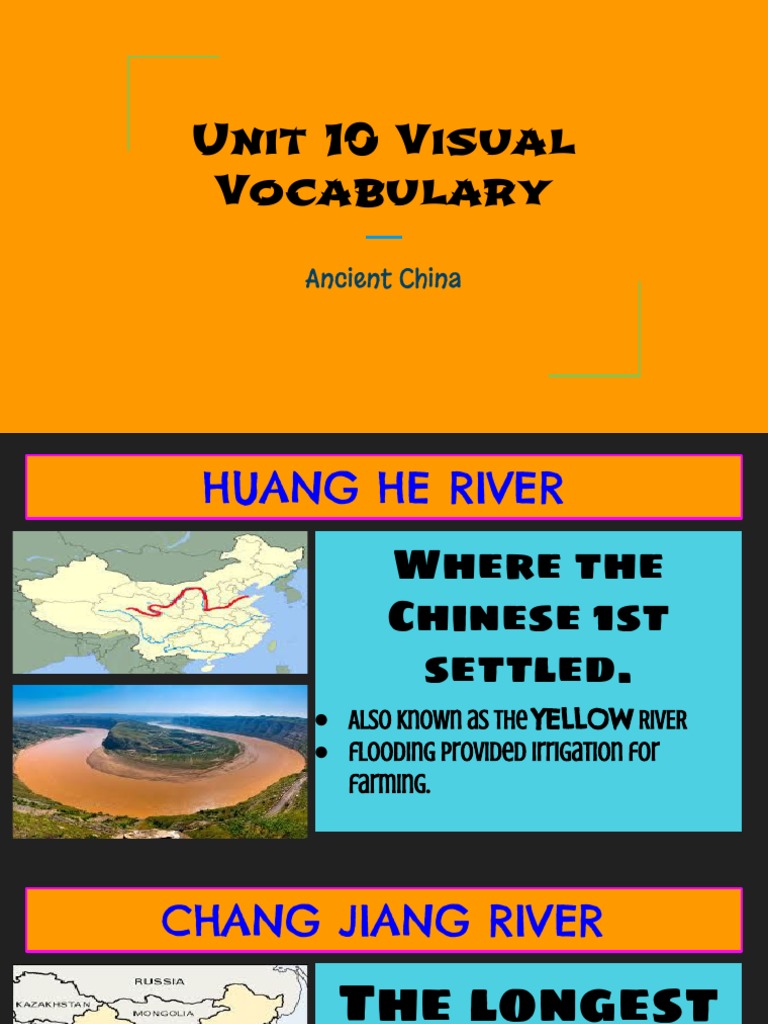 Unit 10 Visual Vocabulary: Ancient China | PDF