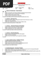 Teacher Work Experience Sheet Sample | PDF | Classroom | Teachers