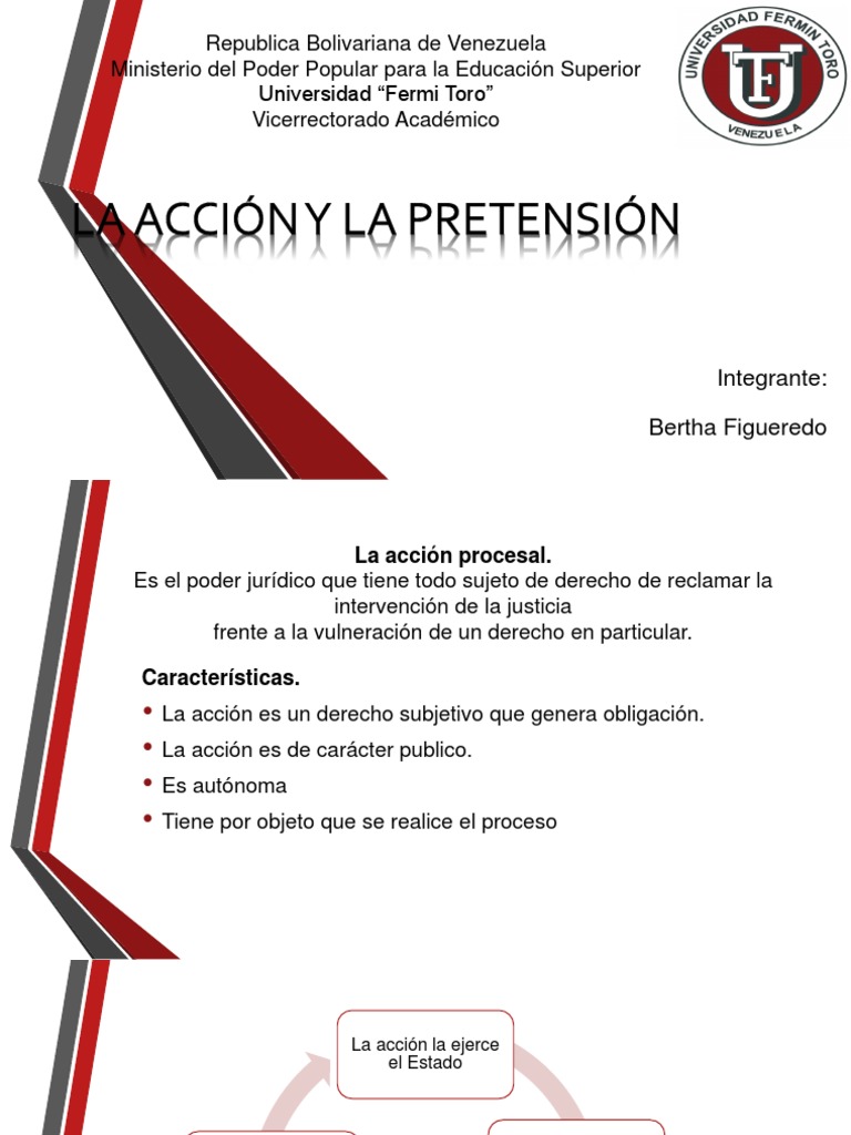La Accion y La Pretension. | Ley procesal | Juez