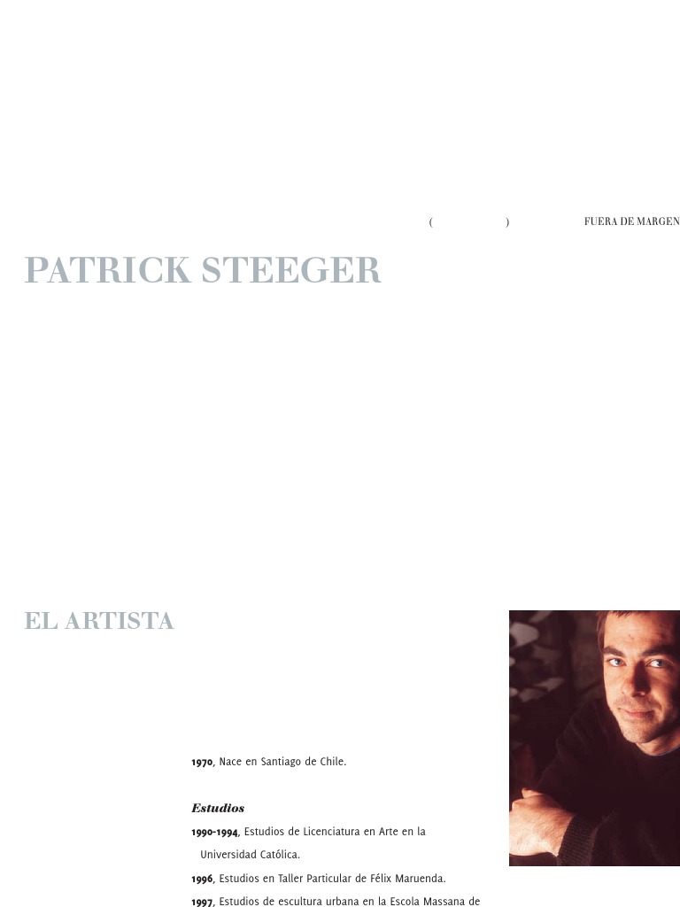 Patrick Steeger: Arte y Percepción | PDF | Percepción | Santiago