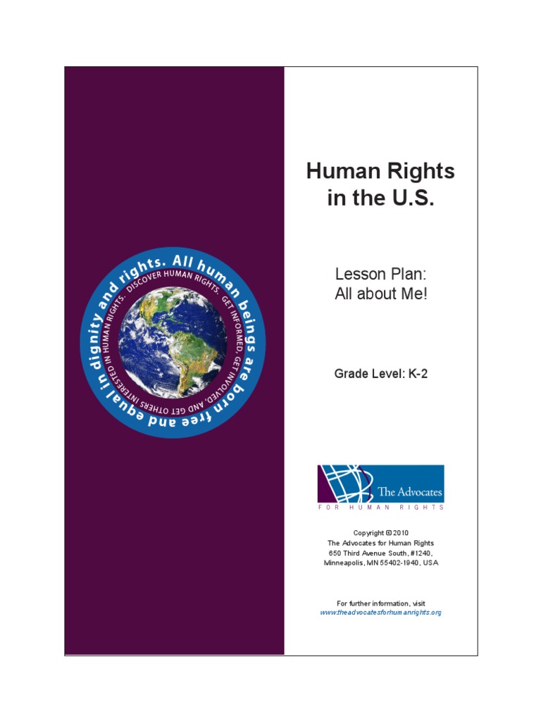 Human Rights in U S Grades k-2 2 | PDF | Further Education