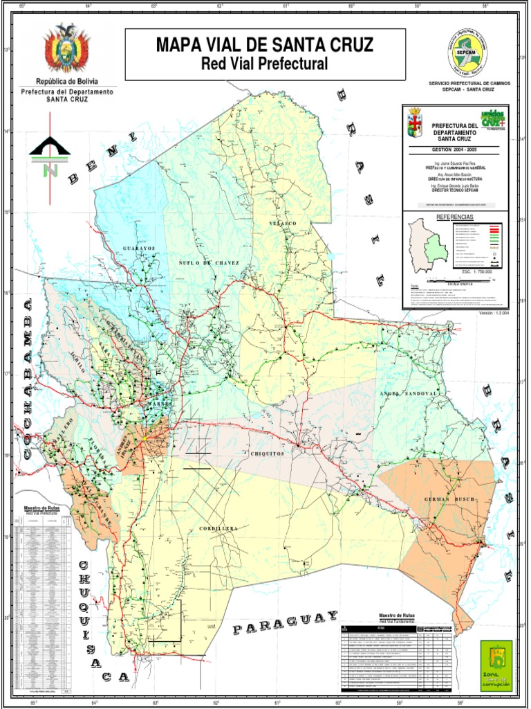 Mapa Santa Cruz | PDF