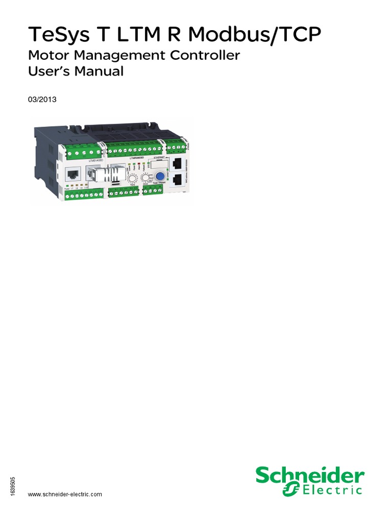 Manual TeSys T - Modbus-TCP-Errores174 | PDF | Computer Network | Safety