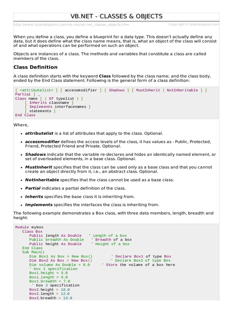 Classes Objects | PDF | Class (Computer Programming) | Inheritance (Object Oriented Programming)
