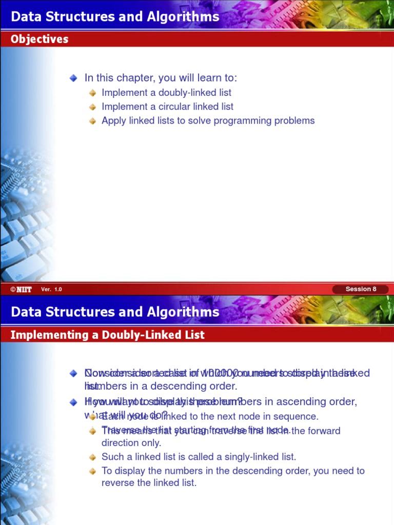 06 Ds And Algorithm Session 08 Pdf Computer Programming Information Technology Management 