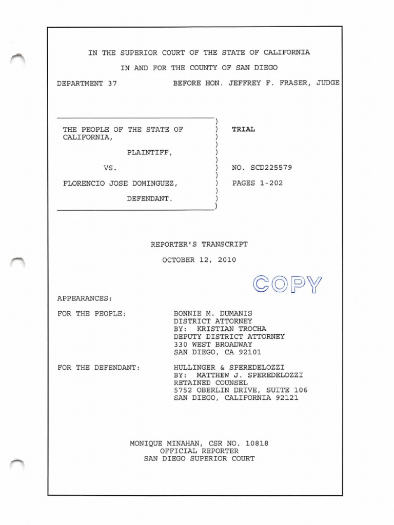 04 (First Trial - October 12, 2010) | PDF