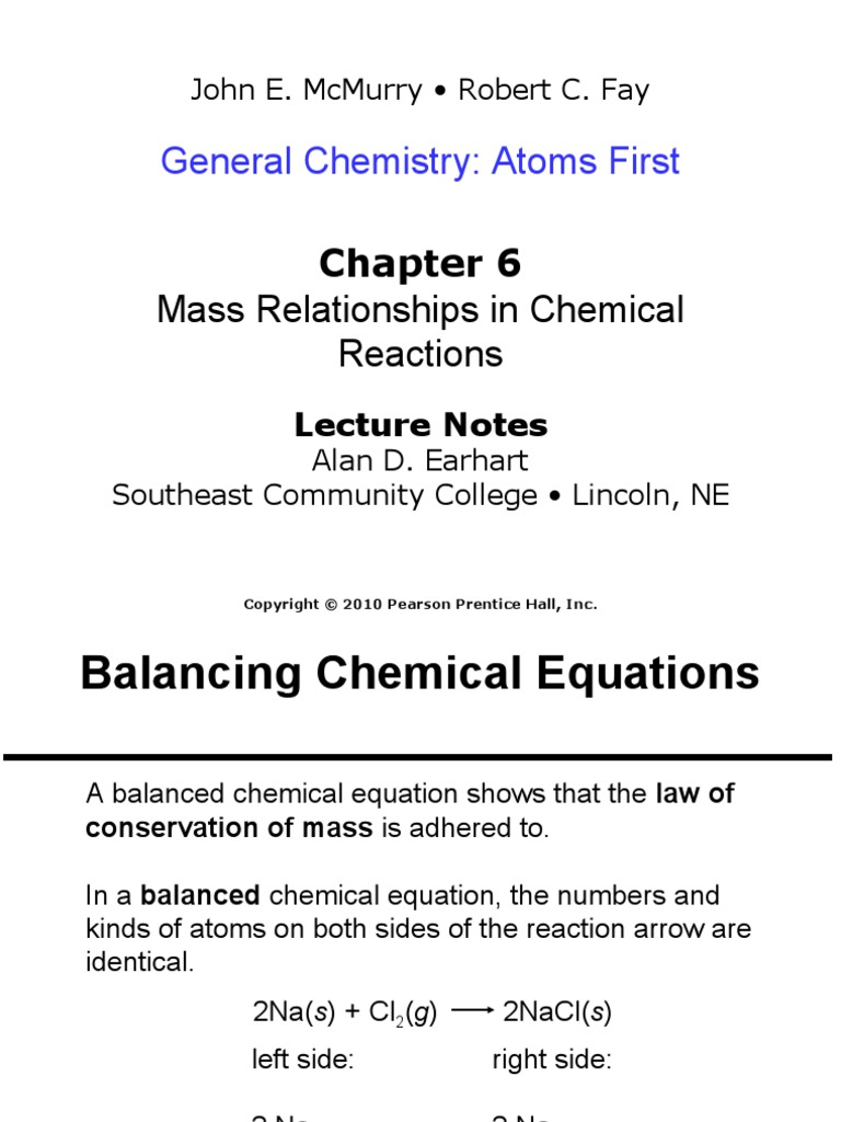 General Chemistry: Atoms First: Mass Relationships in Chemical ...