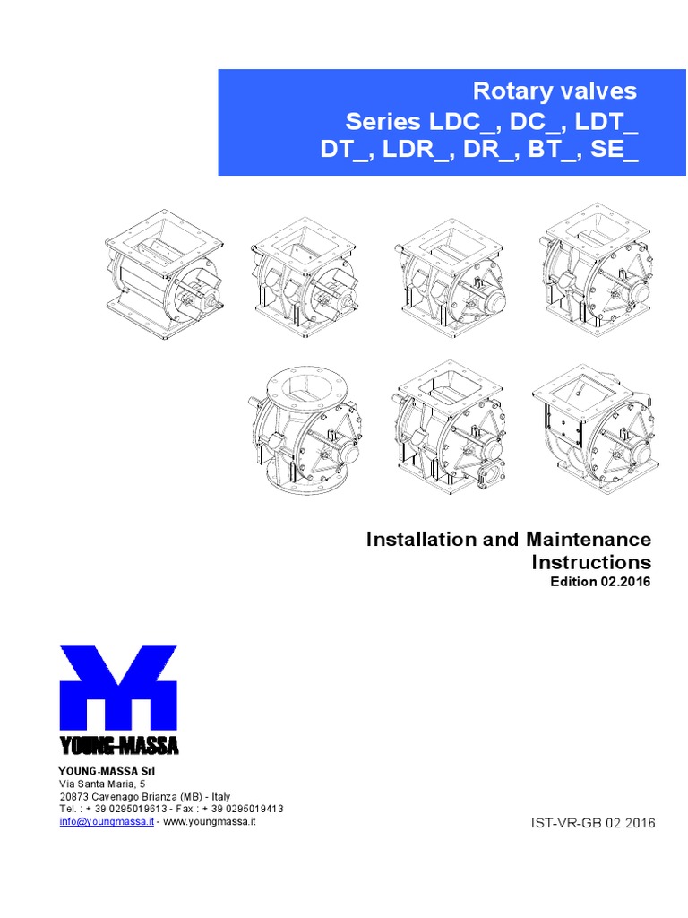 Rotary Valve Manual | PDF | Valve | Electric Motor