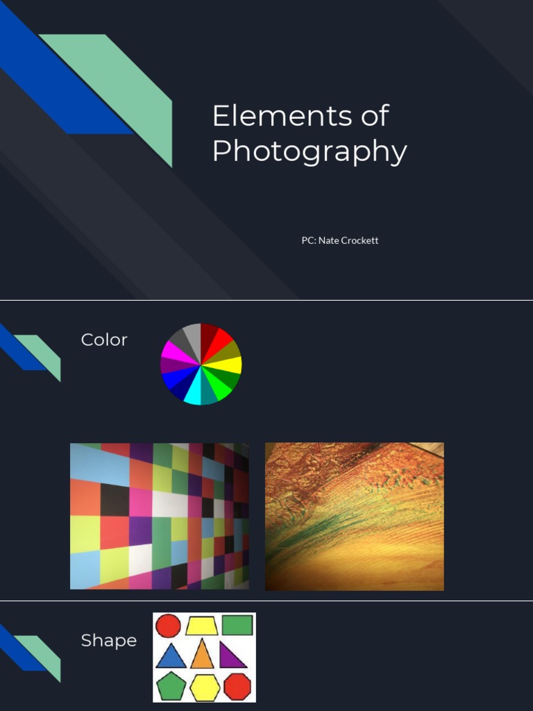 Elements of Photography Explained | PDF | Art Media | Vision