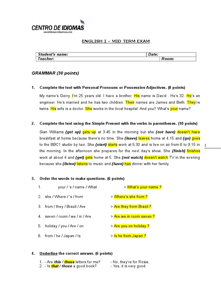 English I Midterm Exam Guide | PDF | English Language | Semiotics