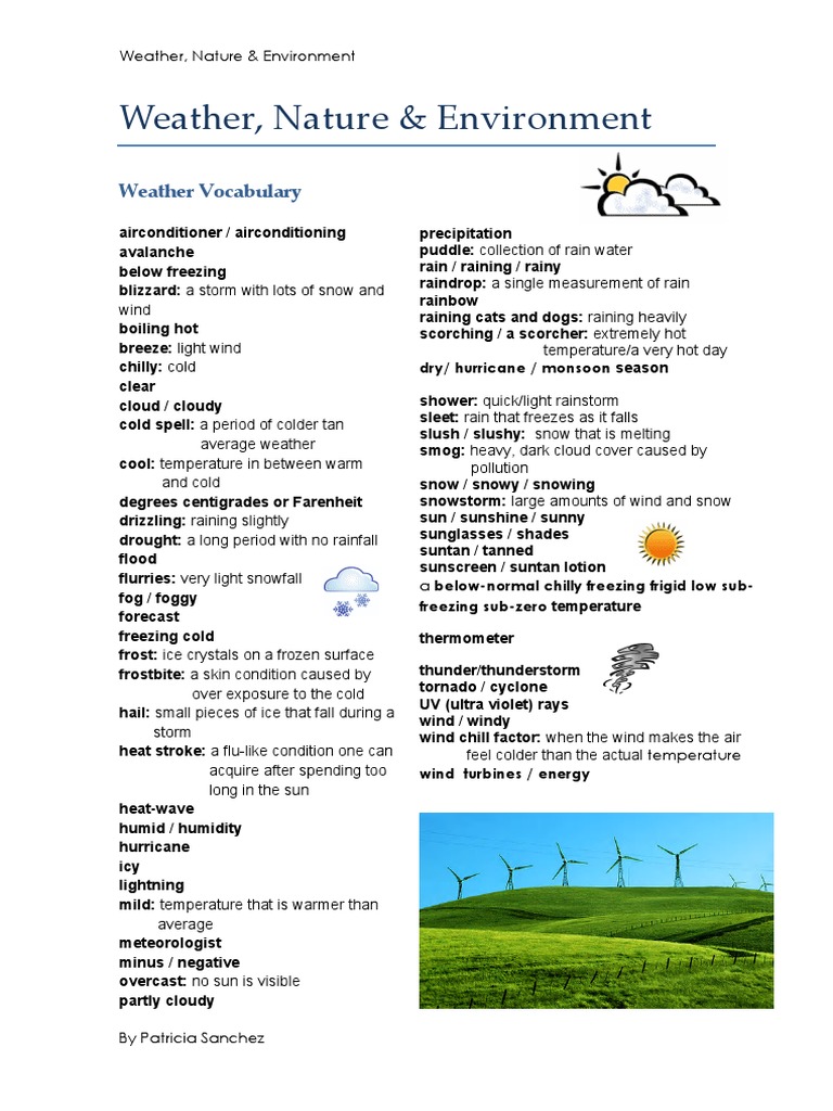 Weather, Nature & Environment | Download Free PDF | Rain | Snow