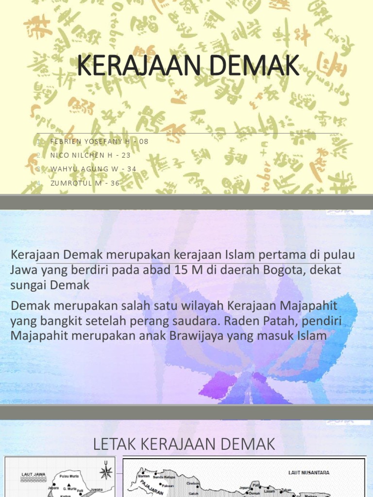 Mind-Map Kerajaan Demak | PDF